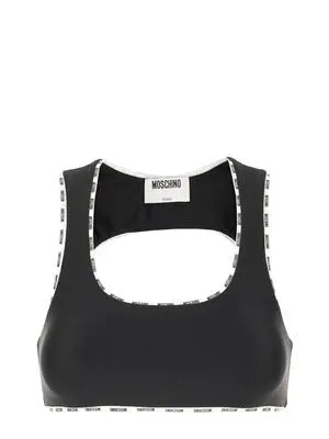 Moschino Cropped Tank Top - Multicolor