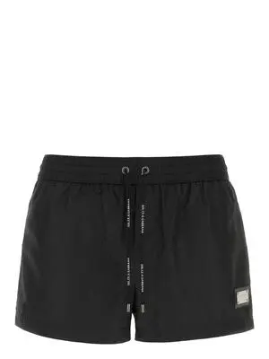 Dolce & Gabbana Polyester Swimming Shorts - Black