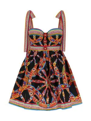 Dolce & Gabbana Carretto Mini Dress - Multicolor