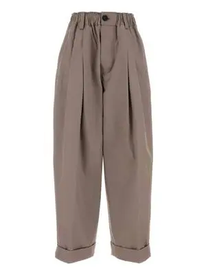 Marni Woven Cotton Trousers - Multicolor