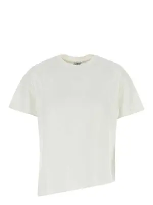 LOEWE Loewe Women White Cotton Blend T-Shirt