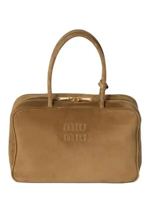 Miu Miu Suede Beau Bag - Green