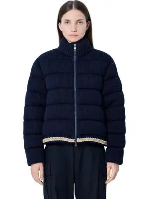 Moncler Padded High-neck Jacket - Blue