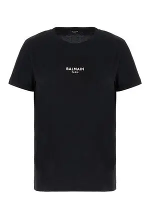 Balmain Logo Print T-shirt - Multicolor