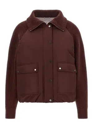 Brunello Cucinelli Quilted Techno Cotton Taffeta Down Jacket - Multicolor