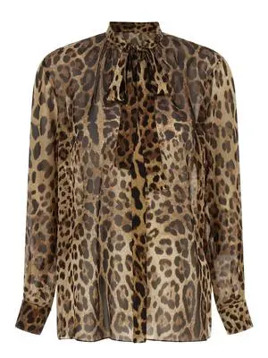 DOLCE & GABBANA DOLCE & GABBANA Leo Silk Georgette Shirt