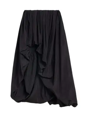 JIL SANDER Lightweight Taffeta Skirt - Black