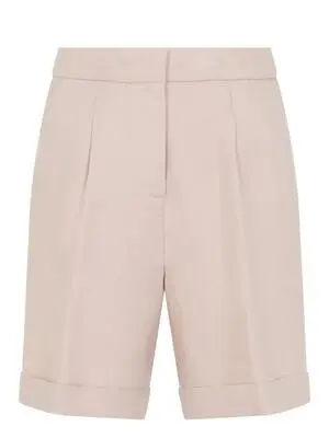 Peserico Linen Bermuda - Multicolor
