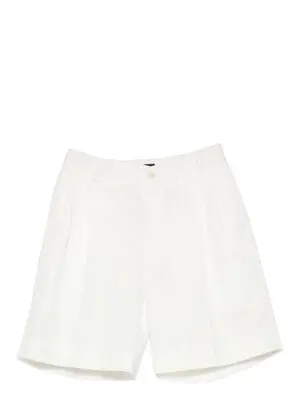 Brioni Bellagio Linen And Cotton Blend Shorts - Multicolor
