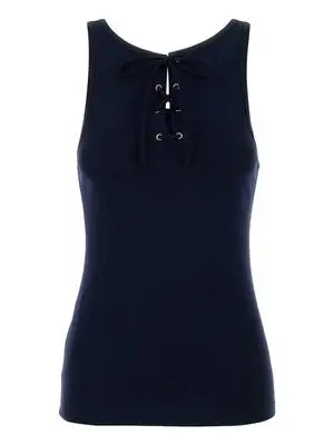 Prada PRADA Cotton Tank Top Blue