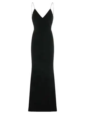 TOM FORD Crystal Embellished Dress - Black
