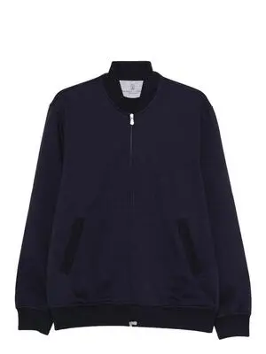 Brunello Cucinelli Zip Up Bomber Jacket - Blue