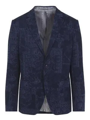 Etro Roma Jersey Sport Jacket - Blue