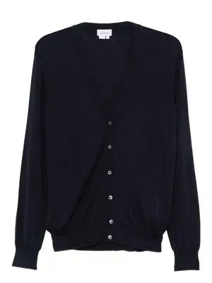 Brioni Fine Knit V-neck Cardigan - Multicolor