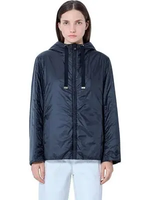 Max Mara Hooded Puffer Jacket - Black