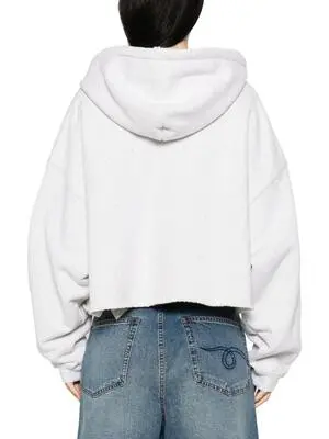 GOLDEN GOOSE Cotton Cropped Hoodie - Multicolor