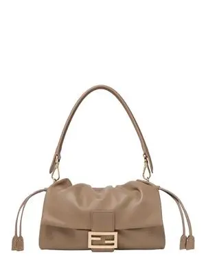 Fendi Baguette Soft Medium Leather Shoulder Bag - Multicolor