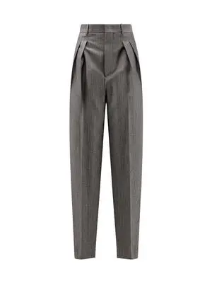 Bottega Veneta Wool And Mohair Trousers - Multicolor