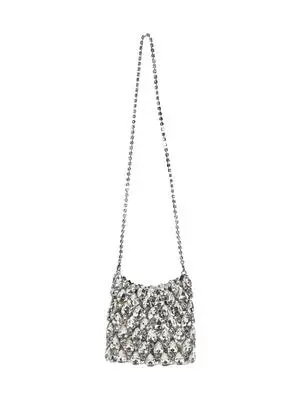 SELF-PORTRAIT Crystal Embellished Clutch - Multicolor