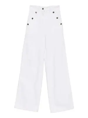 Max Mara Wide-leg Trousers - White