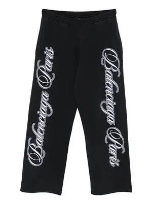 Balenciaga Trousers Track Pants - Black