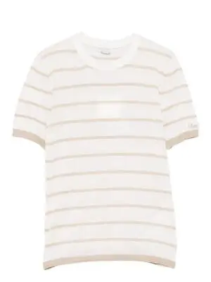 Max Mara MAX MARA Striped Knit T-Shirt Multicolor