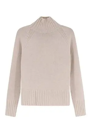 Max Mara Wool And Cashmere Turtleneck Sweater - Multicolor