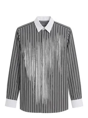 TOM FORD Striped Cotton Shirt - Multicolor