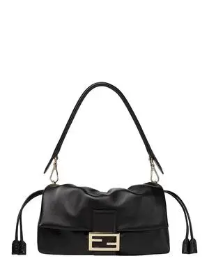 Fendi Baguette Soft Medium Leather Shoulder Bag - Multicolor