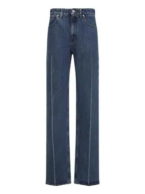 JIL SANDER 114 Treated Trousers - Blue