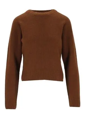 TOM FORD Cashmere And Silk Crew Neck Sweater - Brown