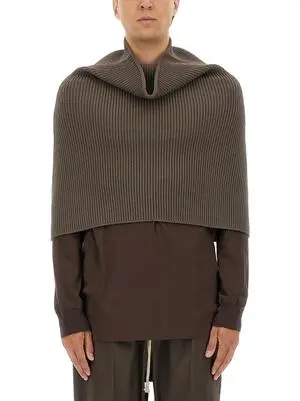 Rick Owens Knitted Cape - Multicolor