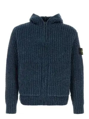 Stone Island Cotton Cardigan - Blue