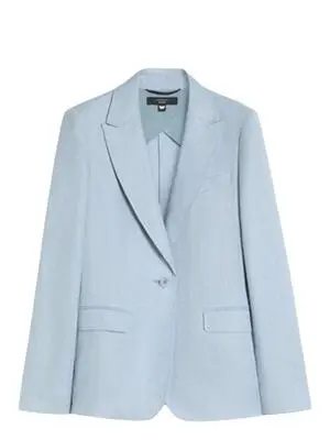 Max Mara Linen Blazer - Blue
