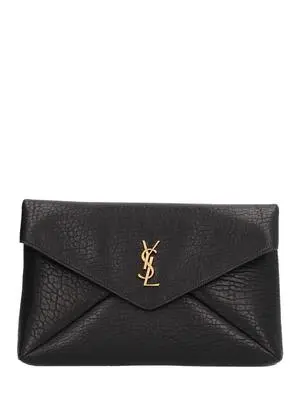 Saint Laurent Large Envelope Pouch - Black
