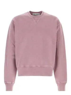 Our Legacy OUR LEGACY Antiqued Cotton Sweatshirt Pink