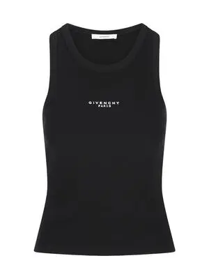 Givenchy Logo Cotton Tank Top - Multicolor