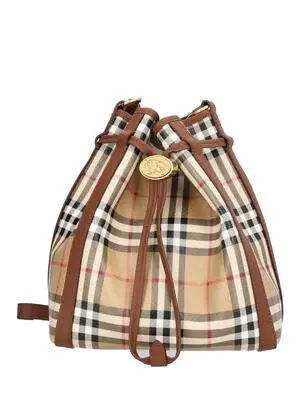 Burberry Small Check Bucket Bag - Multicolor