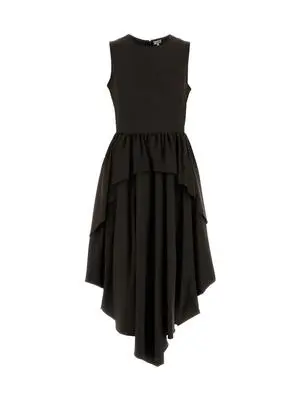 Loewe Viscose Blend Dress - Brown