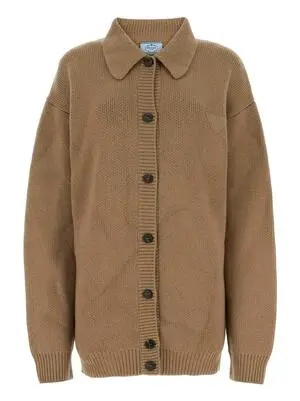 Prada Cashmere Cardigan - Brown