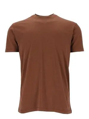 TOM FORD Crew Neck T-shirt - Brown