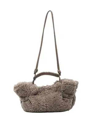 Hereu Mini Shearling Tote - Multicolor