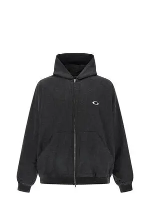 Balenciaga Trompe L'œil Hoodie - Gray