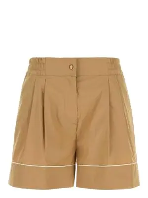 Moncler Poplin Shorts - Brown