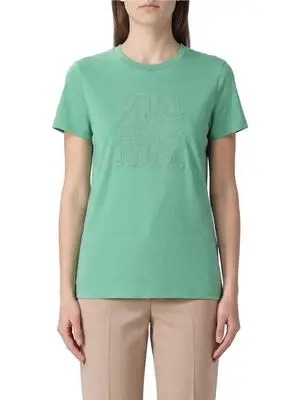 Max Mara Cotton Logo T-shirt - Green