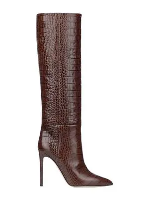 Paris Texas Croc Effect Boots - Multicolor