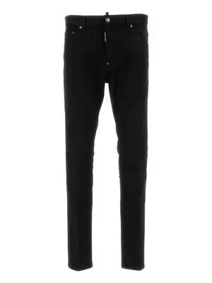 Dsquared2 Stretch Denim Cool Guy Jeans - Black