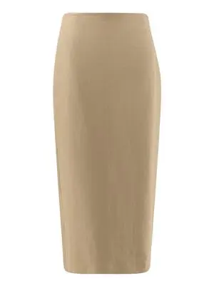 Max Mara Linen Midi Skirt - Multicolor