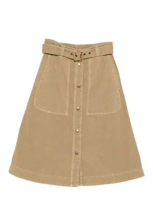 Moncler Cotton Long Skirt - Multicolor