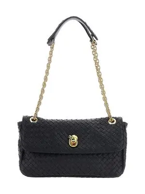 Bottega Veneta BOTTEGA VENETA Madison Intreccio Leather Bag Multicolor